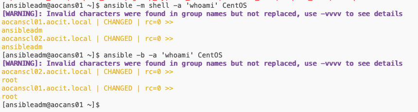 The hosts file and verifying Ansible works – AOC-IT